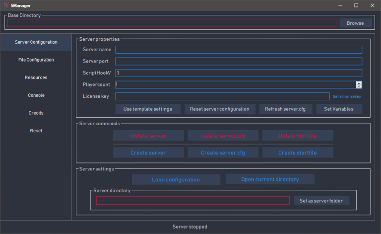 5Manager | FiveM Server Manager 1.0.3 - GTA 5 Mod Download