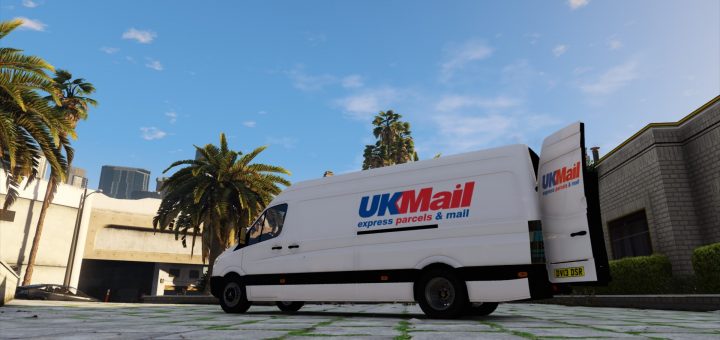 UK British Asda Delivery Van (Mercedes Sprinter) 1.0 - GTA 5 Mod ...