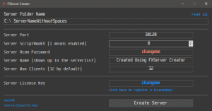 FXServer - FiveM Server Creator 2.0 - GTA 5 Mod Download