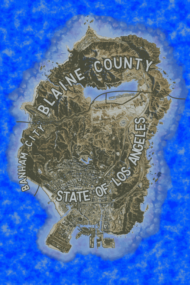 GTA countries (borders) [Menyoo] p.0.2 - GTA 5 Mod Download