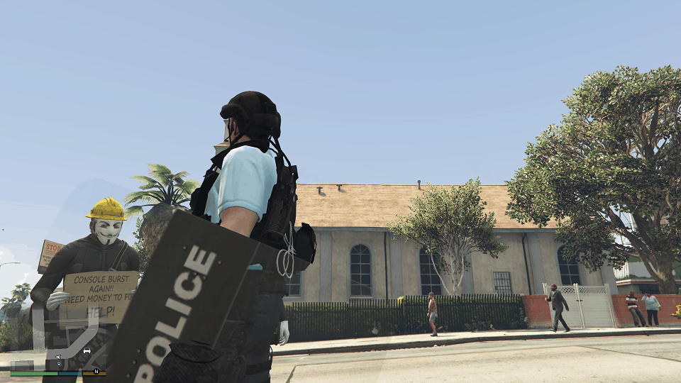 Riot Shield防暴盾牌 1.0 - GTA 5 Mod Download