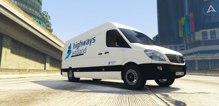 UK British Highways England Van 1.0 - GTA 5 Mod Download