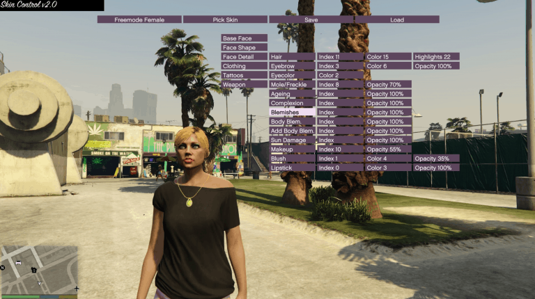 Skin Control Source Code - GTA 5 Mod Download