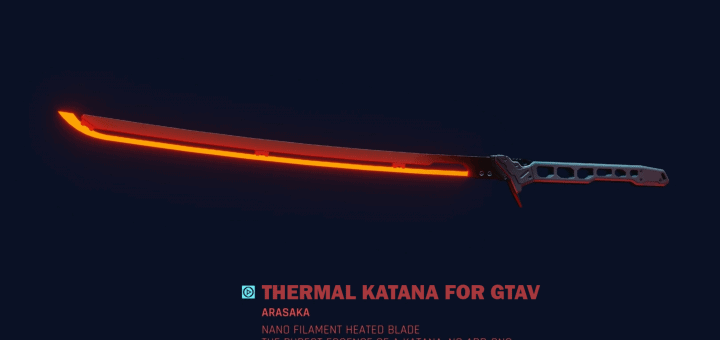 Thermal Katana - GTA 5 Mods | Grand Theft Auto 5 Thermal Katana Mods