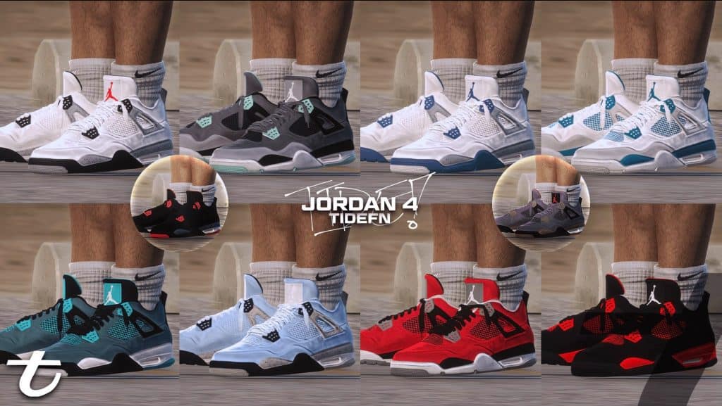 Air Jordan 4 for MP Male - GTA 5 Mod Download