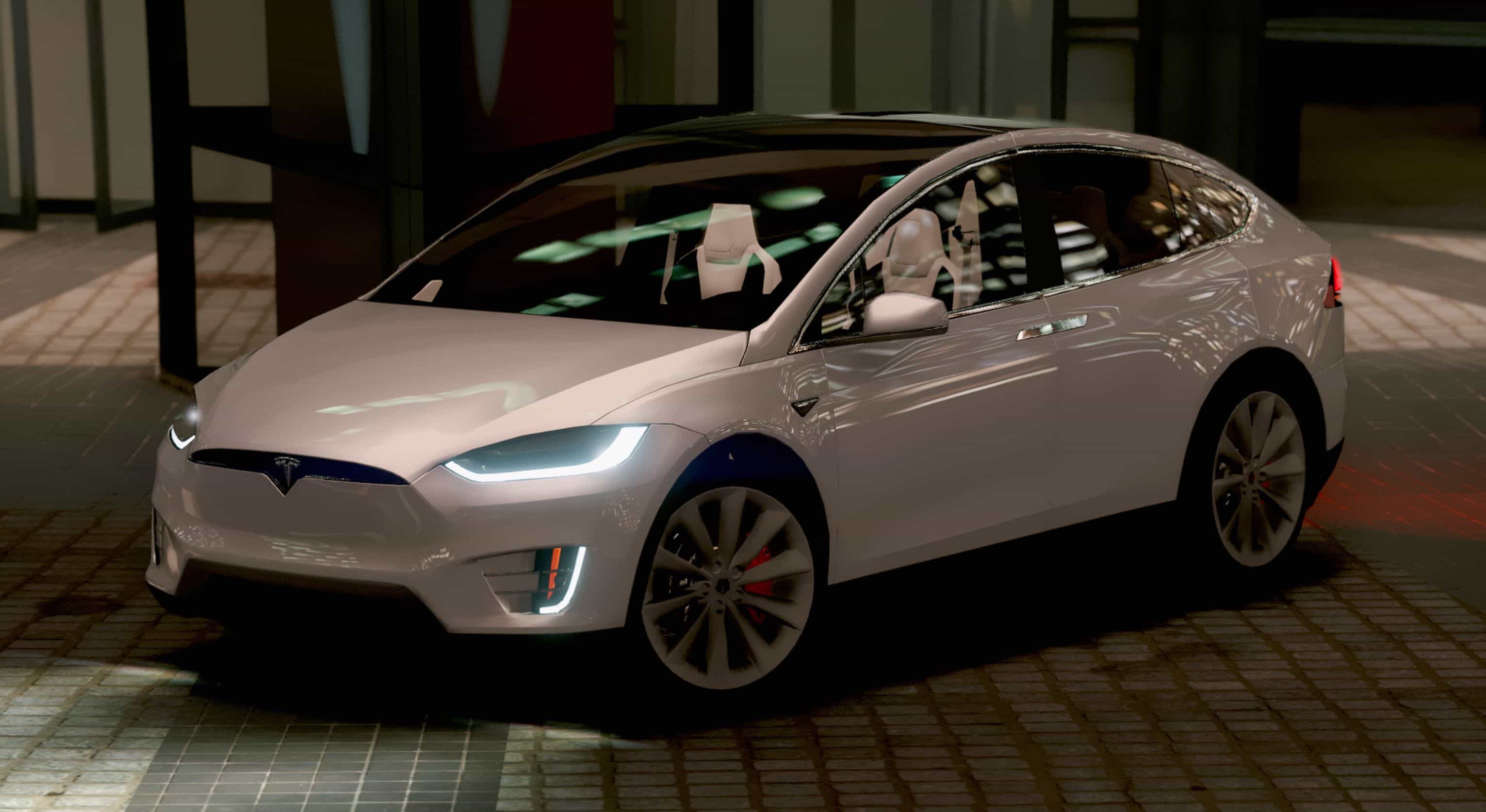 Tesla Model X P90D 2016 2.0 - GTA 5 Mod Download