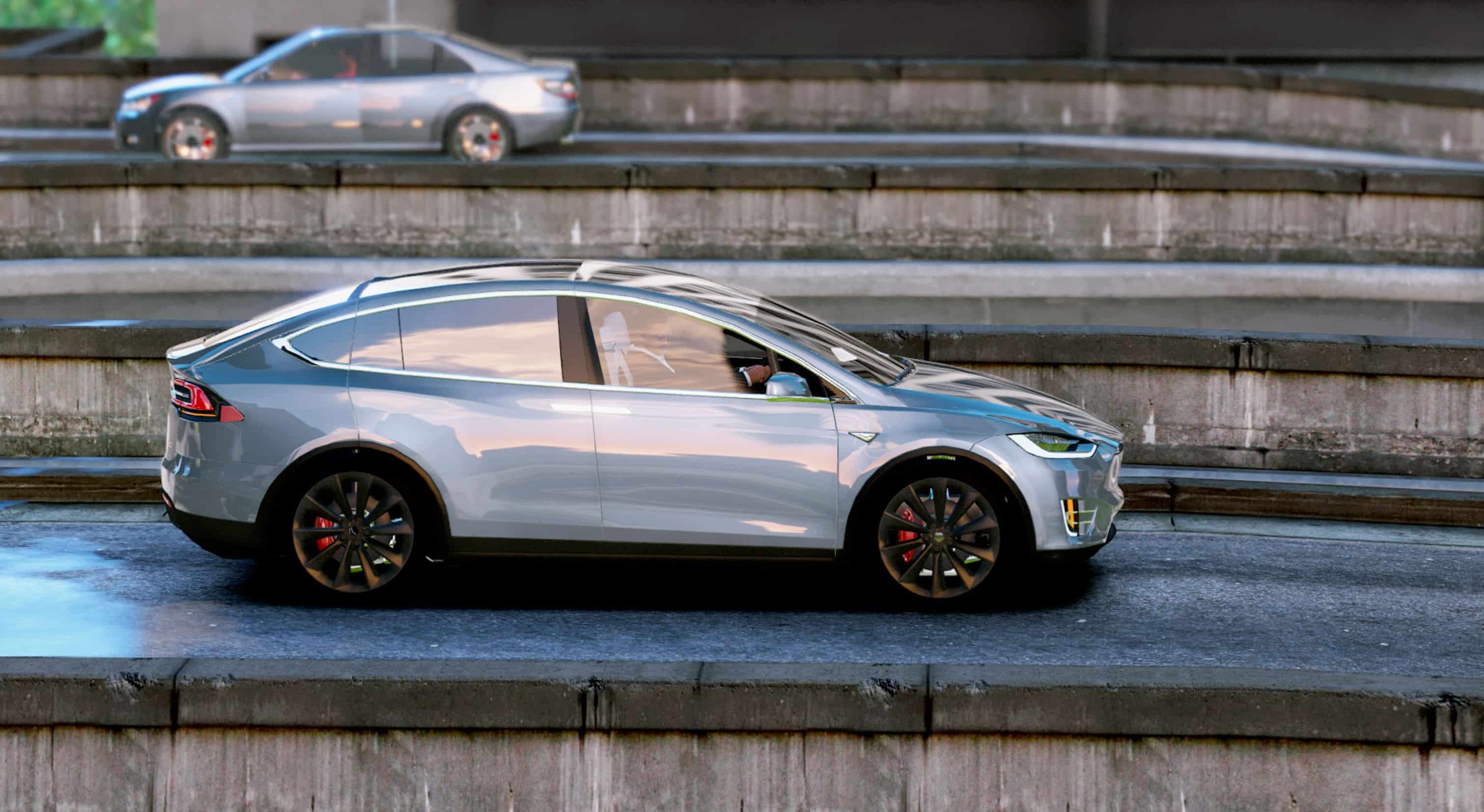 Tesla Model X P90D 2016 2.0 - GTA 5 Mod Download