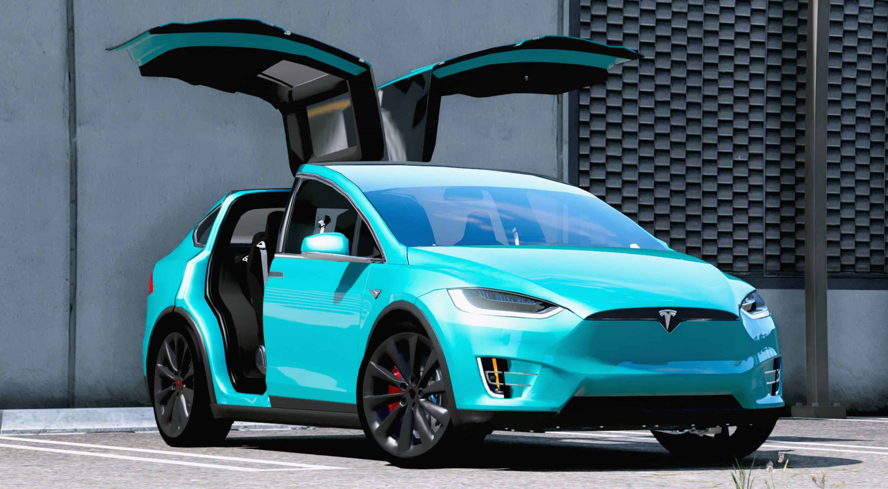 Tesla Model X P90D 2016 2.0 - GTA 5 Mod Download