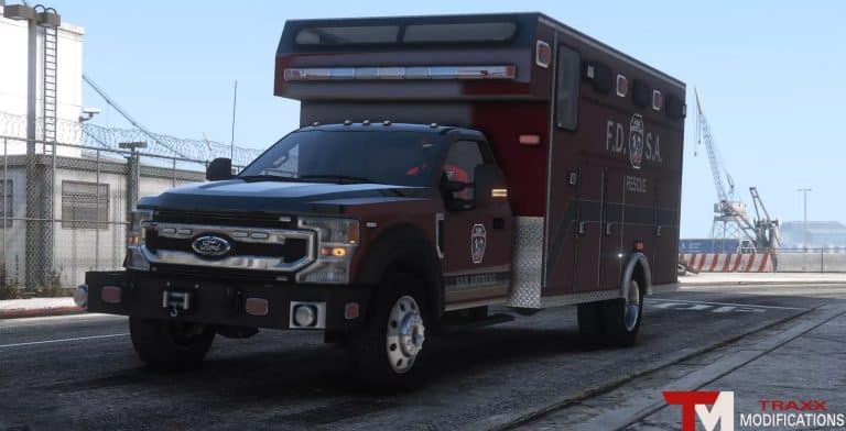 2020 Ford F550 FD Walk In Rescue - GTA 5 Mod Download